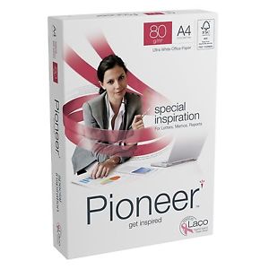 Office Supplies - PIONEER A4 80GM ULTRA WHITE PAPER